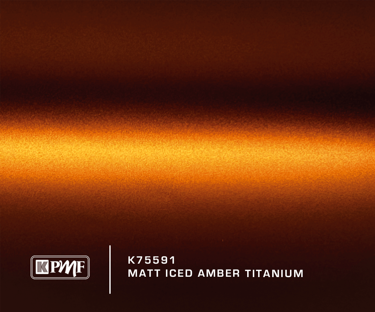 KPMF K75591 Matt Iced Amber Titanium Wrap film | WrapSupply
