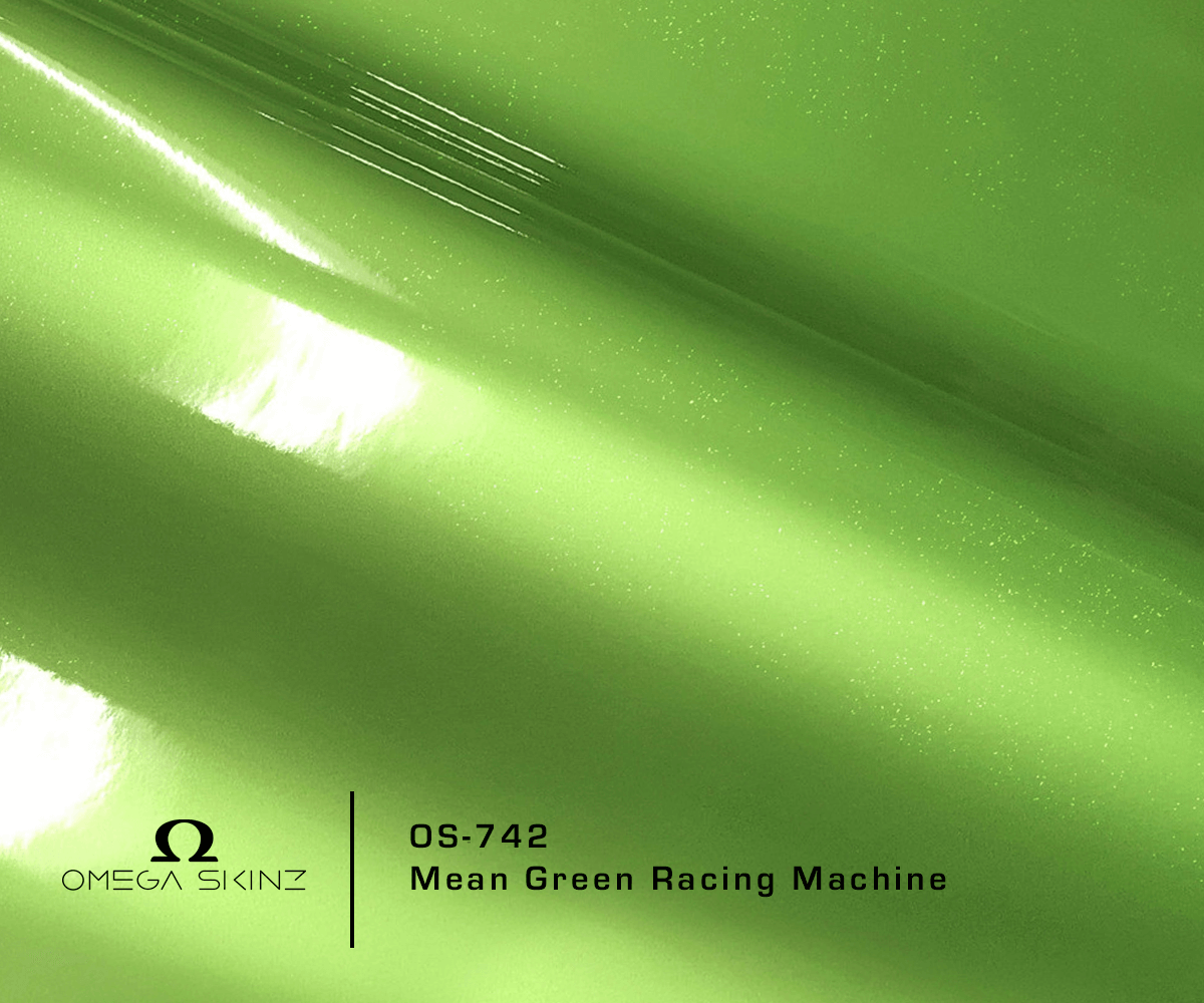 Omega Skinz OS-742 Mean Green Racing Machine | WrapSupply