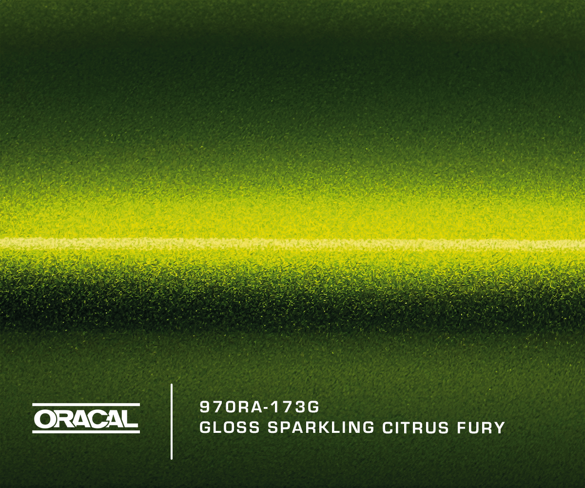Oracal 970-183G Gloss Sparkling Citrus Fury Wrap film | WrapSupply
