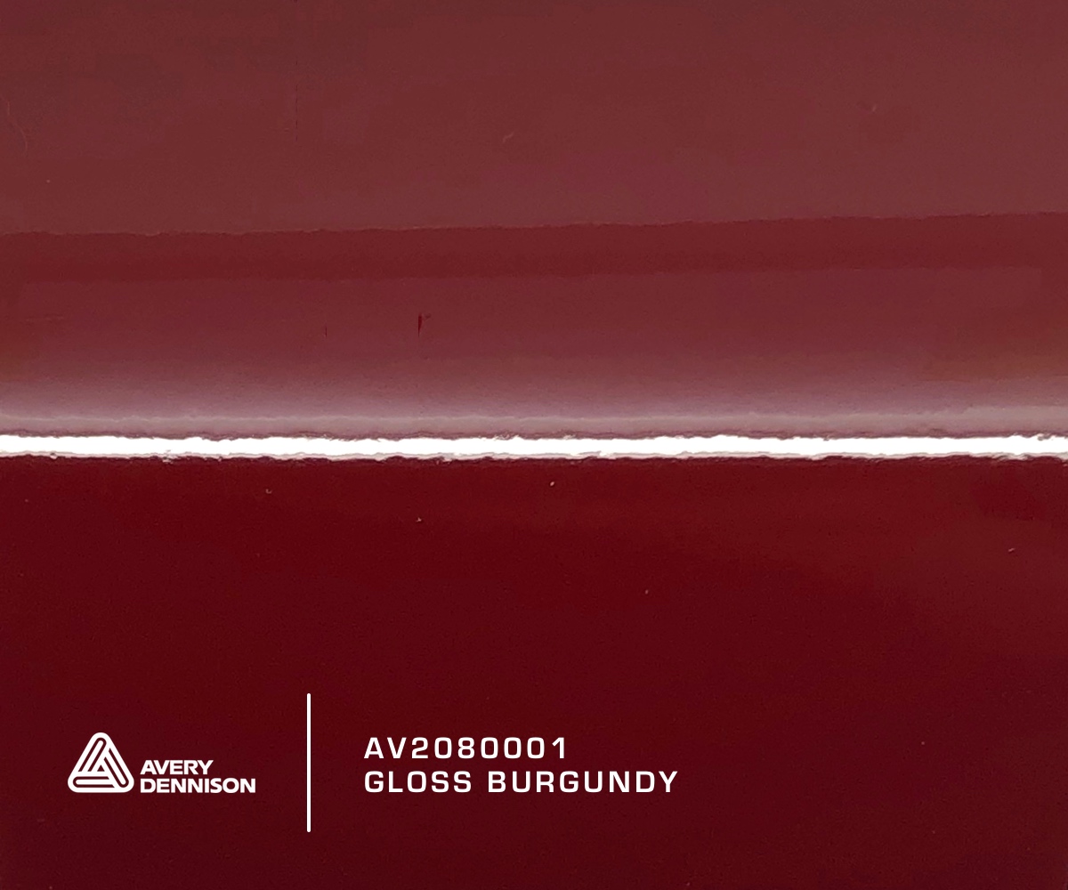 Avery Supreme Gloss Burgundy Wrap folie | WrapSupply