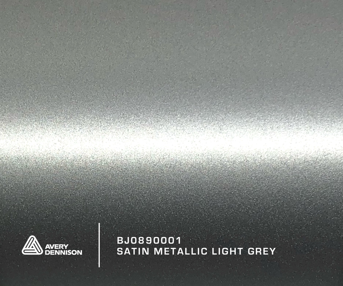 Avery Supreme Satin Metallic Light Grey Wrap folie | WrapSupply