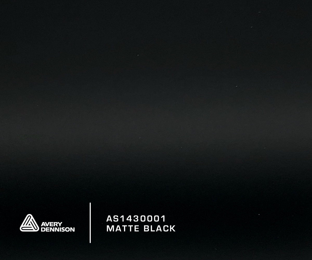 Avery Supreme Matte Black Wrap folie | WrapSupply