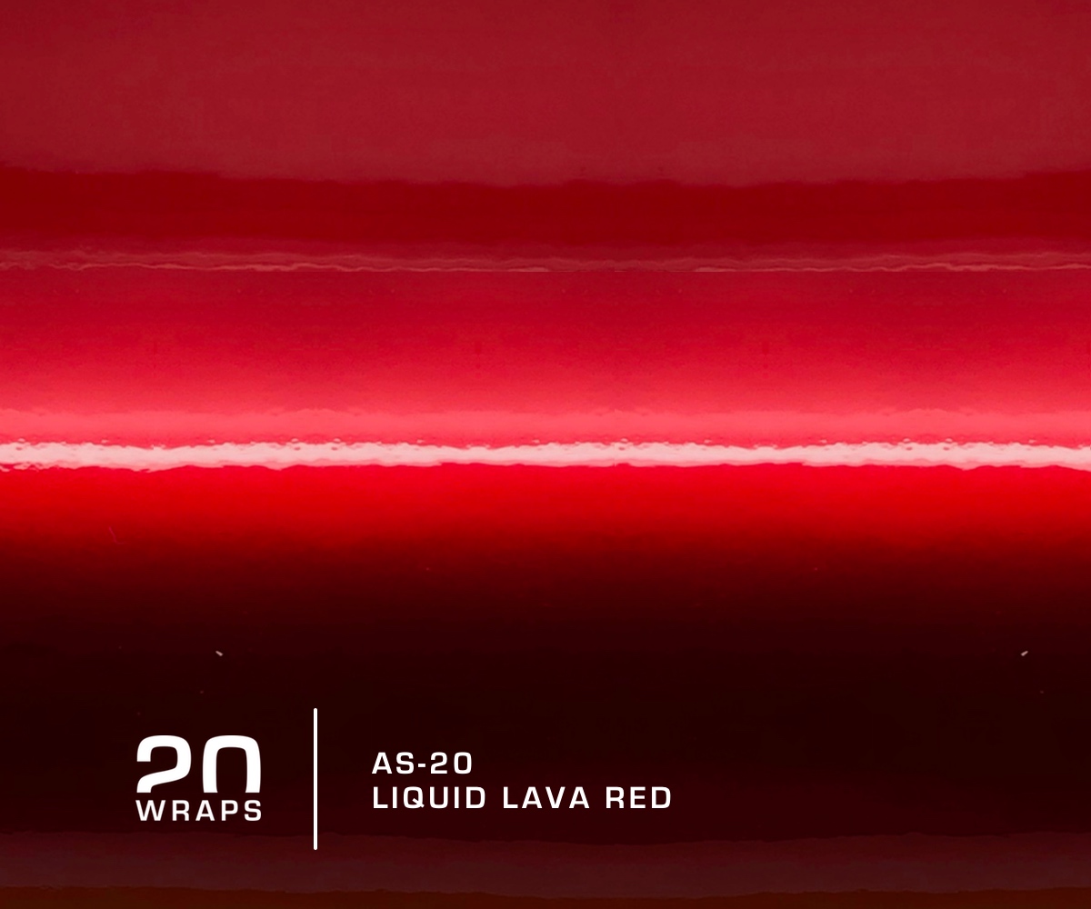 20WRAPS AS-20 Liquid Lava Red Wrap Folie | WrapSupply