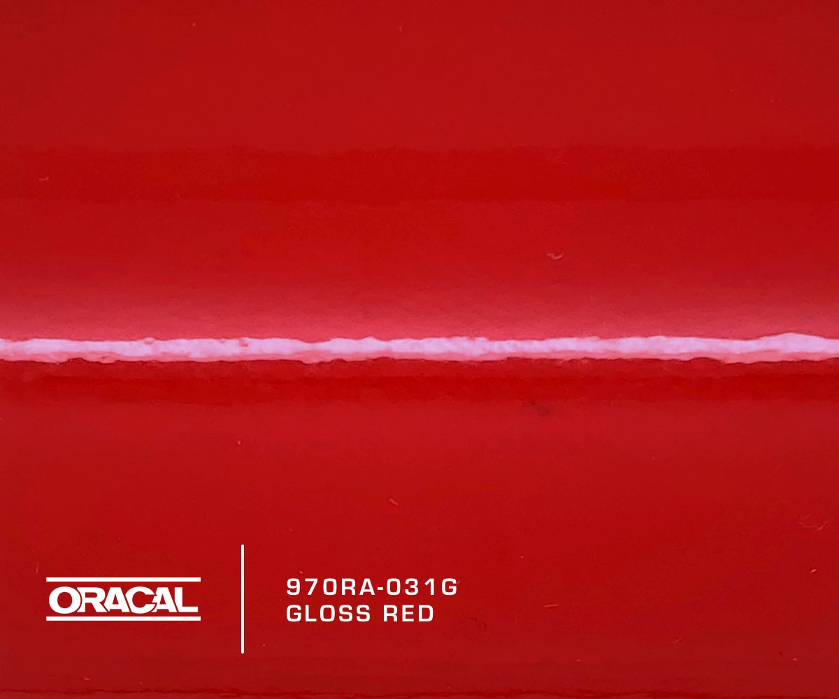 Oracal 970RA-031G Gloss Red Wrap film | WrapSupply