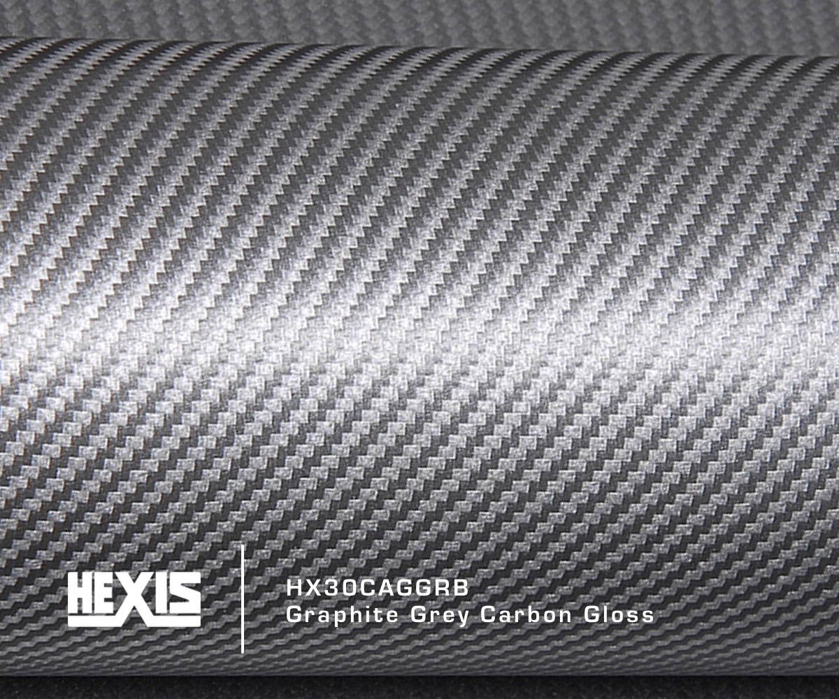 HEXIS® SKINTAC HX30CAGGRB Graphite Grey Carbon Gloss | WrapSupply