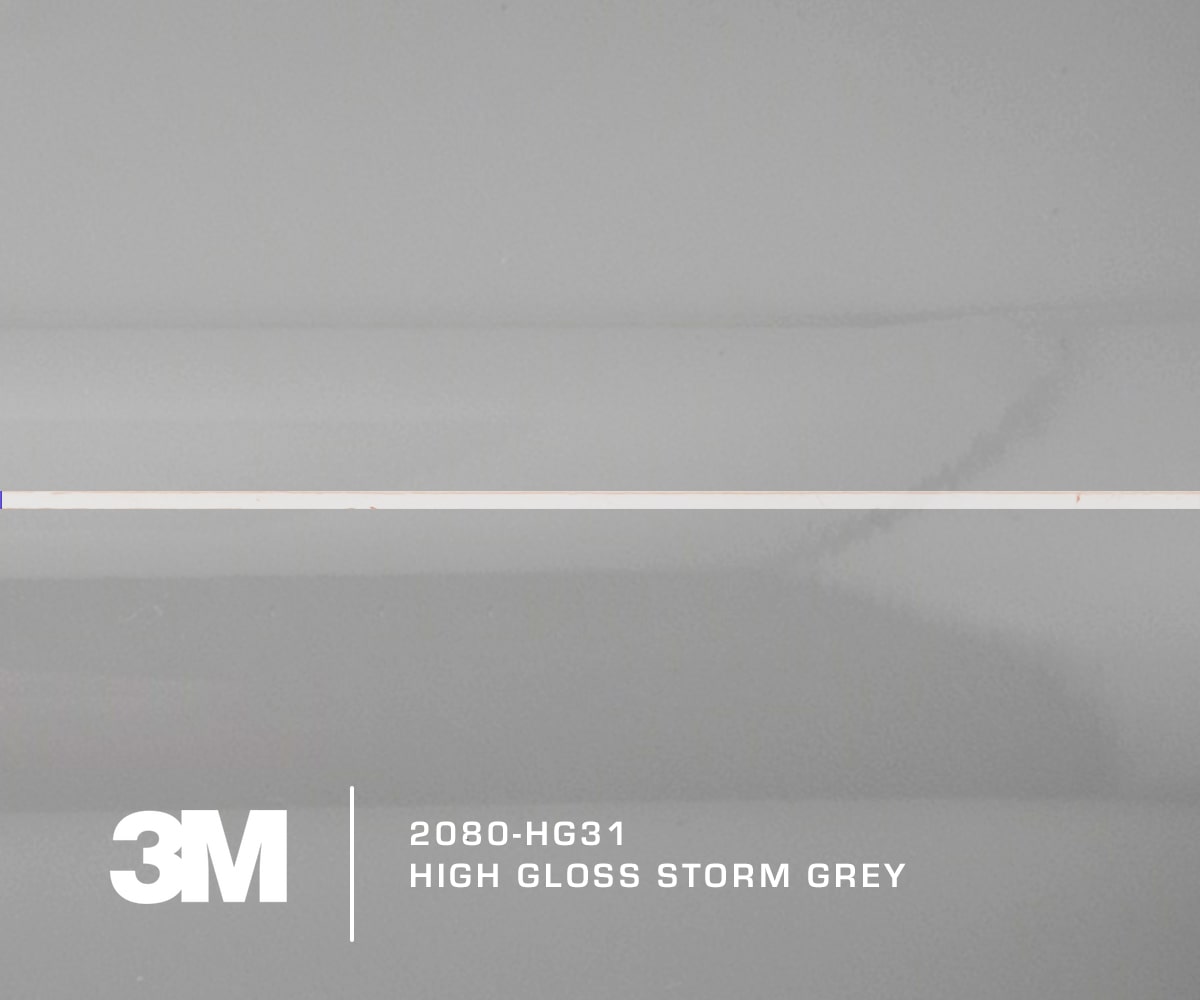 3M 2080-HG31 High Gloss Storm Gray Car Wrap folie | WrapSupply