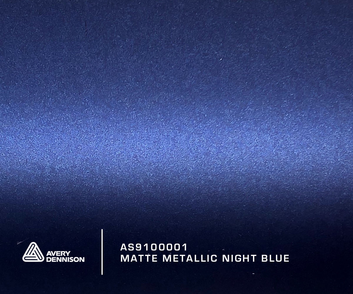 Avery Supreme Matte Night Blue Metallic Wrap folie | WrapSupply