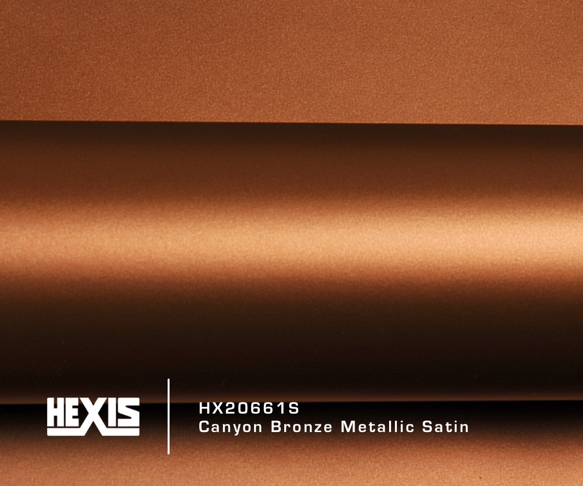 HEXIS® SKINTAC HX20661S Canyon Bronze Met Satin | WrapSupply